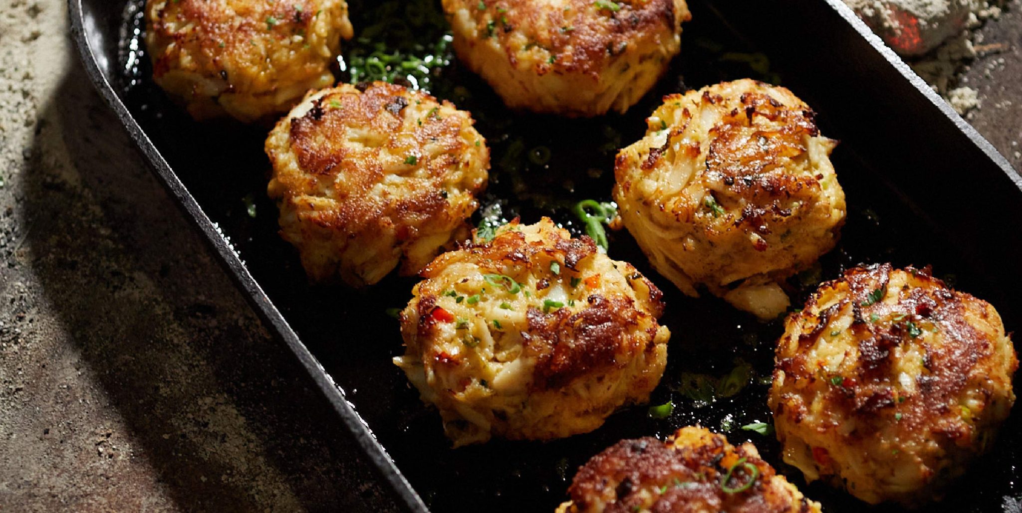 Crab Cakes with Creole Mustard Sauce - Levi Goode